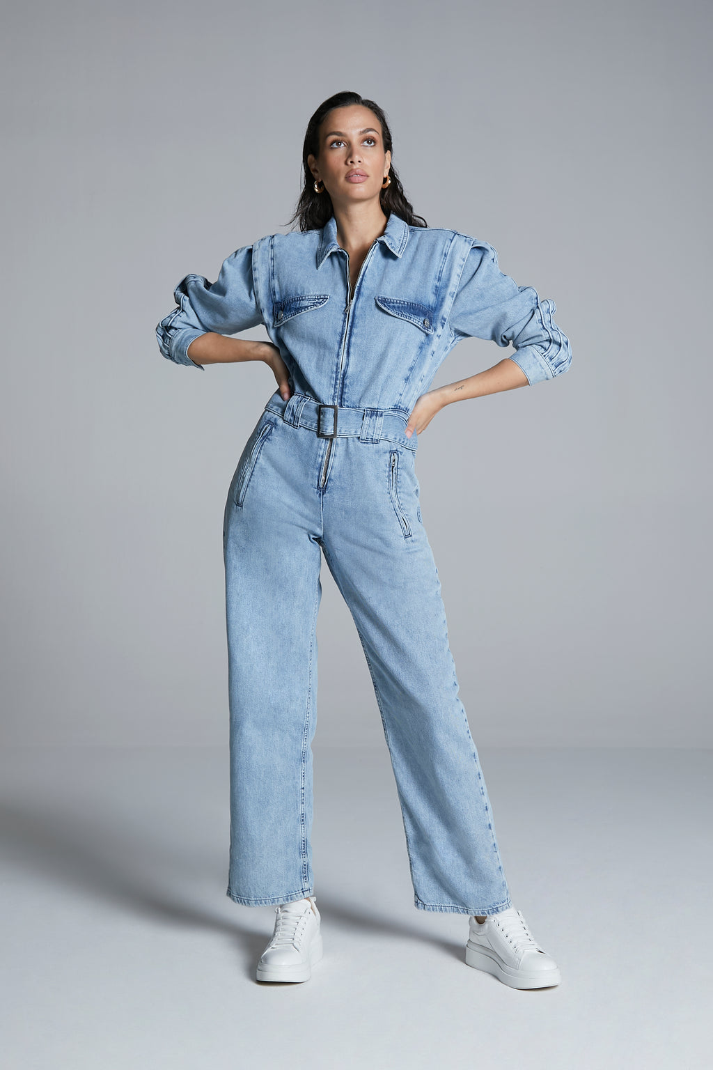 Denim Overall With Shoulder Details – homagetodenim